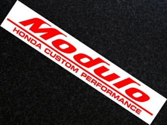 横幅27cm 色選択可 Modulo HONDA CUSTOM PERFORMANCE ステッカー ホンダ モデューロ HONDA 内外装など ...