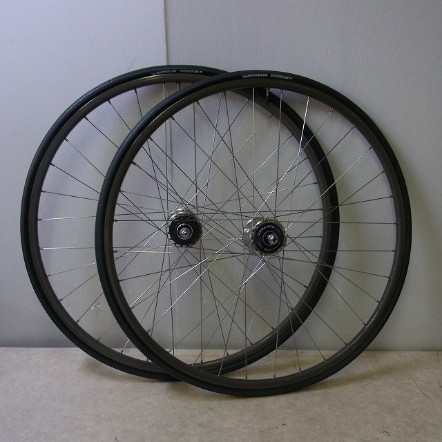 ARAYA アラヤ RC-540 ハードコート仕様 リム 32H 前後ペア ミシュランタイヤ付 シマノ デュラエース トラックハブ付 競輪 ...