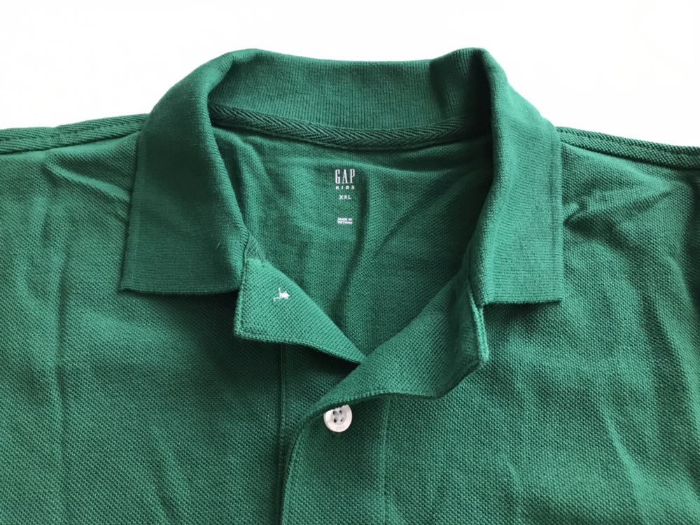 GAP 150 ギャップ 緑 ポロシャツ 濃い目のきれいなグリーン 3-1.1(150（145～154cm）)｜売買されたオークション情報、yahooの商品情報をアーカイブ公開 ...