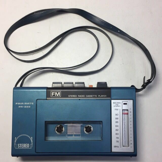 FAIR MATE フェアメイト PR-222 FM STEREO RADIO CASSETTE PLAYER ステレオラジオ カセット ...