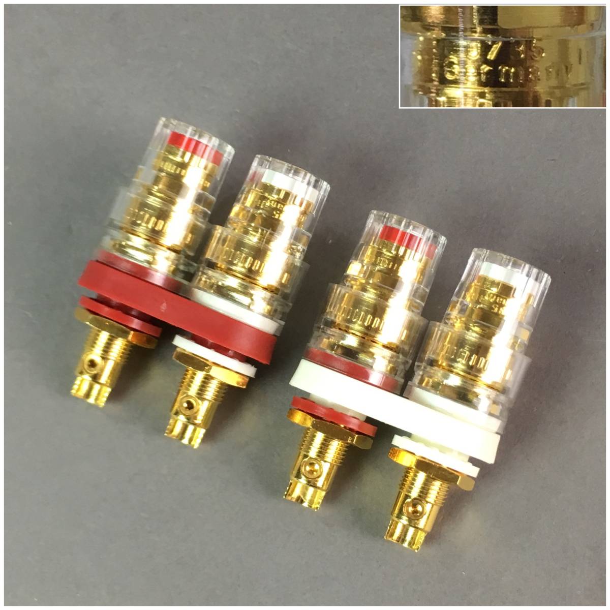 WBT ドイツ製 絶縁ダブルポールターミナル WBT-0735 スピーカー端子 ペア(その他)｜売買されたオークション情報、yahooの商品 ...
