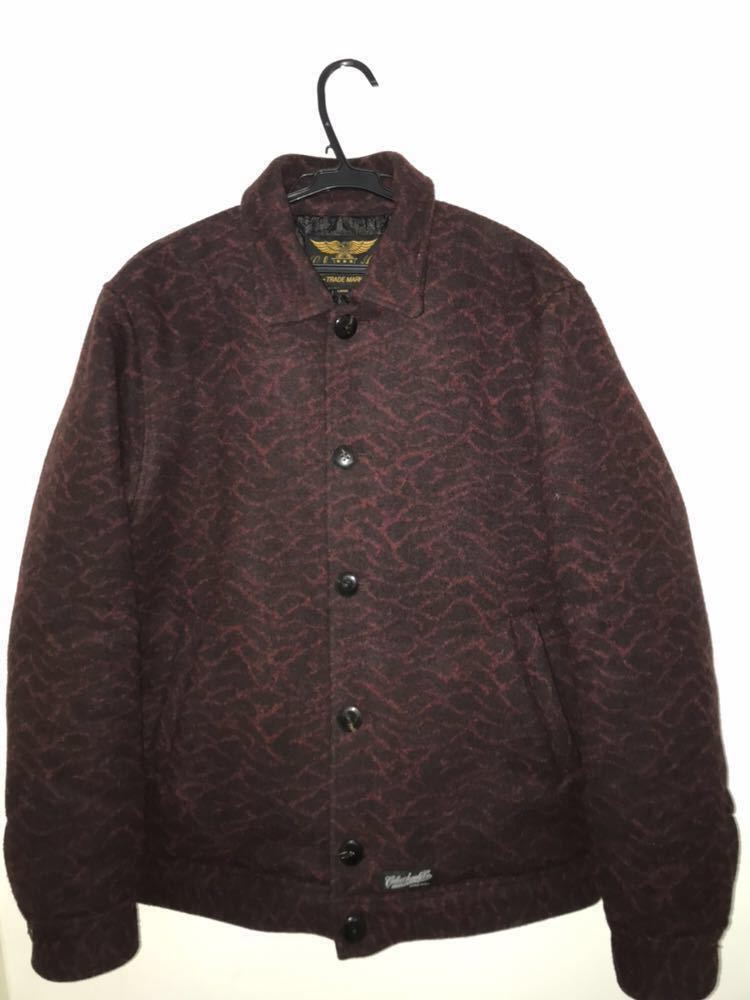 CALEE キャリー DOUBLE JACQUARD WAVE PATTERN SPORTS JACKET /BURGUNDY(Lサイズ)｜売買されたオークション情報、yahooの商品情報を ...