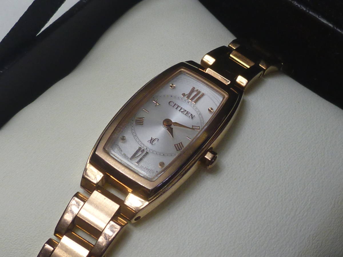 No.49 CTIZEN/シチズン/XC/クロスシー/レディース G620-T019251 エコドライブ 動作良好(クロスシー)｜売買されたオークション情報、yahooの商品情報をアーカイブ ...