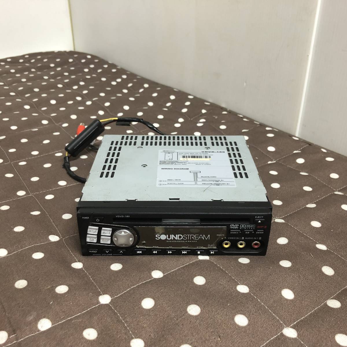 ジャンク SOUNDSTREAM サウンドストリーム DVDプレーヤー VDVD-160(DVDプレイヤー)｜売買されたオークション情報 ...