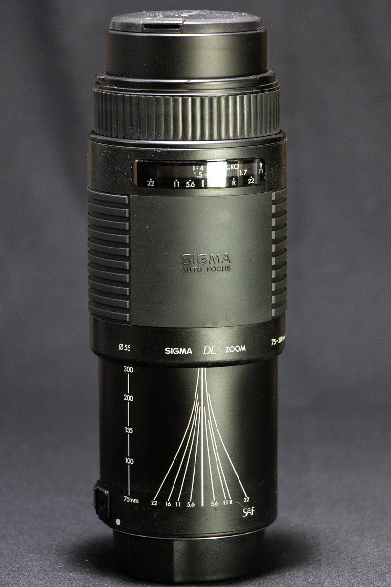シグマ DL ZOOM 75-300mm 1:4-5.6 カメラレンズ キャノンEFマウント SIGMA AUTO FOCUS SAF ...