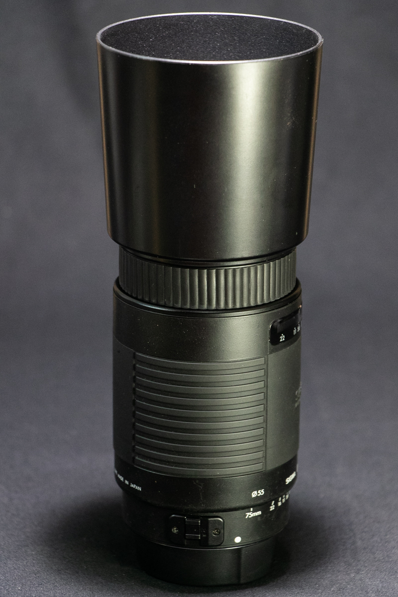 シグマ DL ZOOM 75-300mm 1:4-5.6 カメラレンズ キャノンEFマウント SIGMA AUTO FOCUS SAF ...