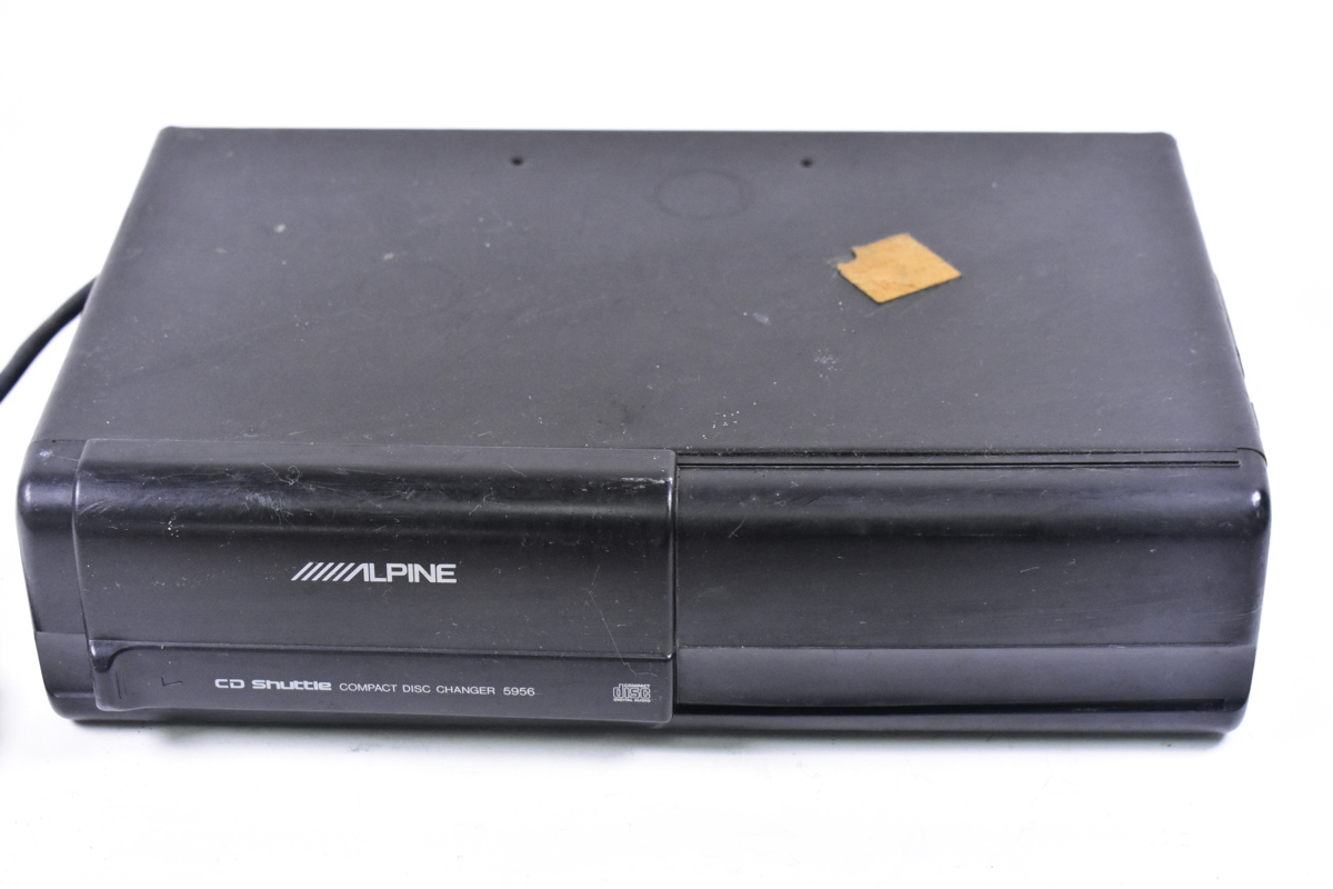 3点 ALPINE アルパイン 1403 TVチューナー 5956 CDチェンジャー 2913 カラーモニター カーステレオ カーオーディオ ...