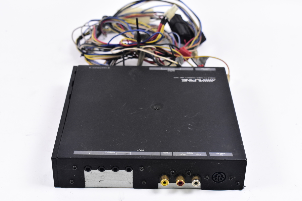 3点 ALPINE アルパイン 1403 TVチューナー 5956 CDチェンジャー 2913 カラーモニター カーステレオ カーオーディオ ...