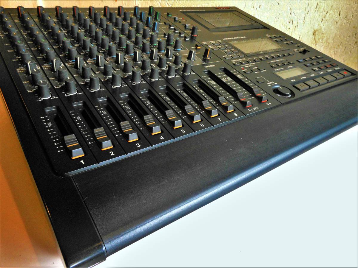 90s カセット MTR TASCAM MIDISTUDIO 644 整備済 動作正常 4ch録音可 純正アダプター 取扱説明書付き ...