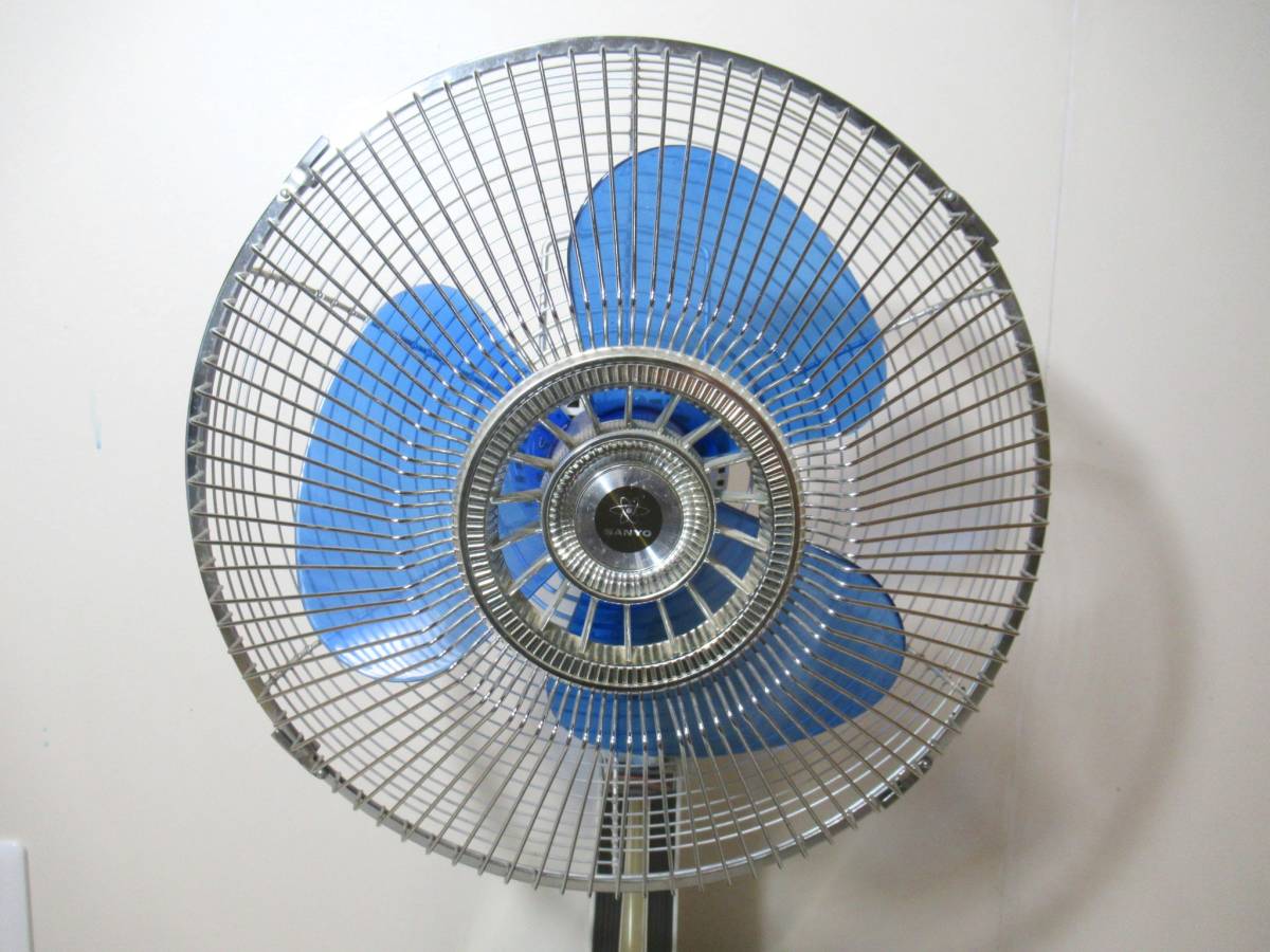 1971年製 SANYO サンヨー 三洋電機 Dynamic Wide EF-6KZ 高級機種 お座敷扇 扇風機 昭和 レトロ アンティーク ...