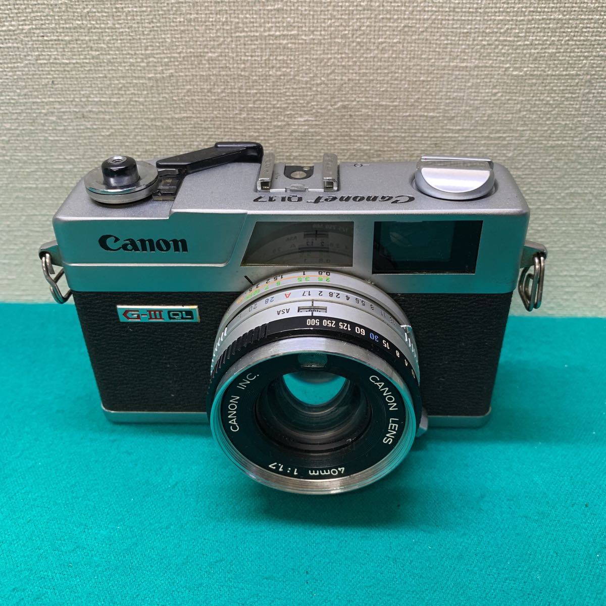 #7#105 CANON キヤノン Canonet QL17 G-III / CANON LENS 40mm F1.7 レンジファインダー ...