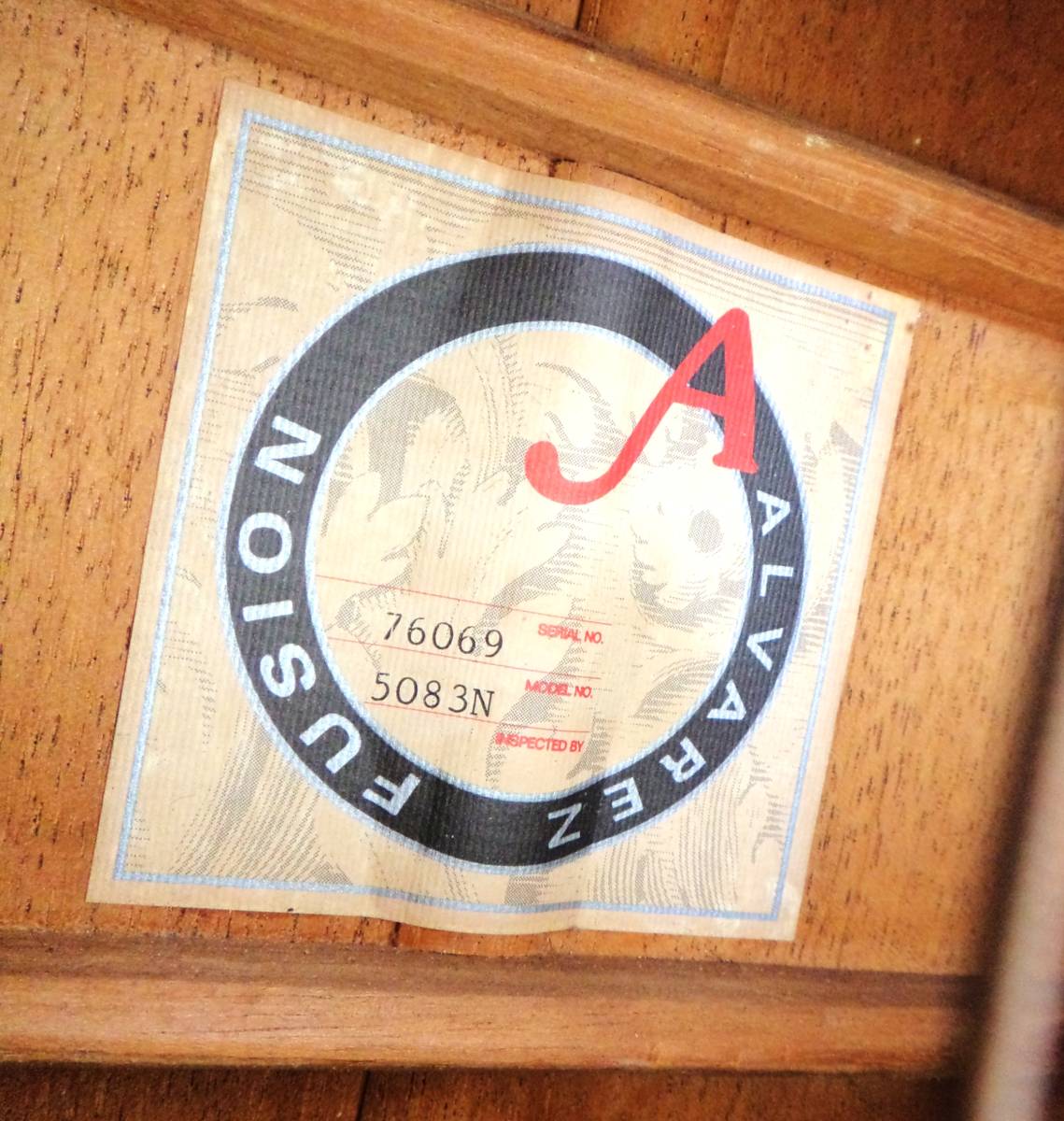 アルバレズ/ALVAREZ FUSION 5083N エレアコ アコギ ソフトケース付(本体)｜売買されたオークション情報、yahooの商品 ...