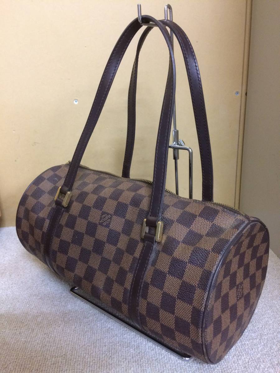ジャンク LOUIS VUITTON ルイ ヴィトン パピヨン30 ダミエ N51303 レディース LV(ハンドバッグ)｜売買されたオークション情報、yahooの商品情報をアーカイブ公開 ...