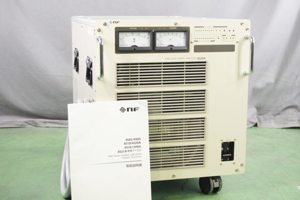 DW NF 4520A PRECISION POWER AMPLIFIER 取扱説明書付 精密電力増幅器 ST6150004(その他)｜売買さ ...