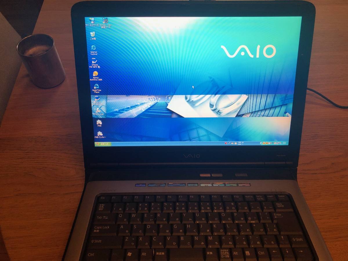 SONY VAIOMODEL PCG-7B1N WindowsXP(15インチ～)｜売買されたオークション情報、yahooの商品情報を ...