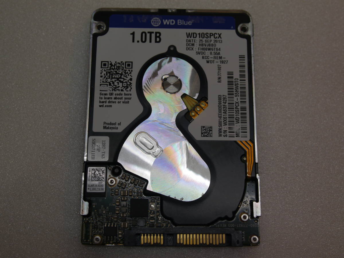 WDC WD10SPCX-55HWST0 4287 1000GB sata 2.5 HDD 7mm(500GB～)｜売買されたオークション情報 ...