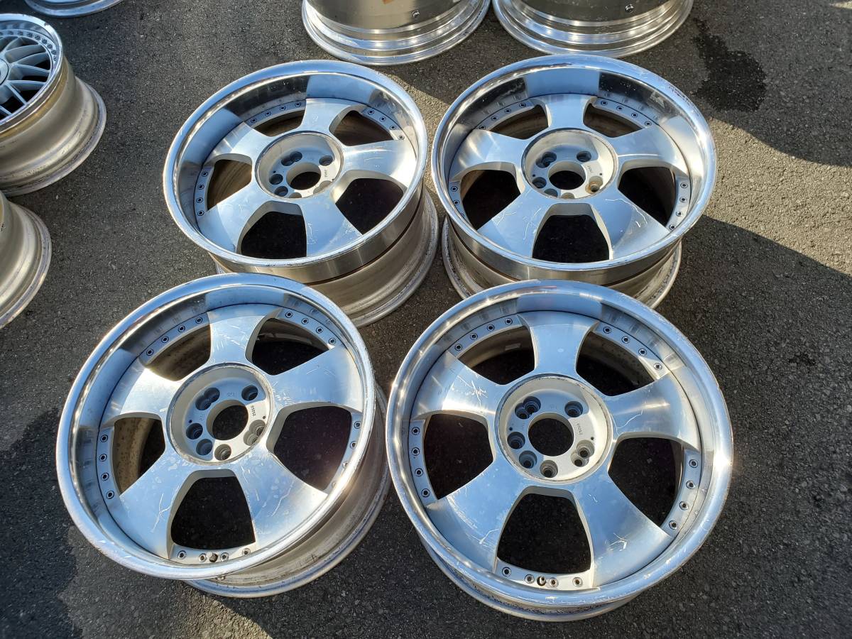 9013 極太 深リム ファブレス 19インチ F9J R10J PCD114.3 ホイール4本(5穴)｜売買されたオークション情報 ...