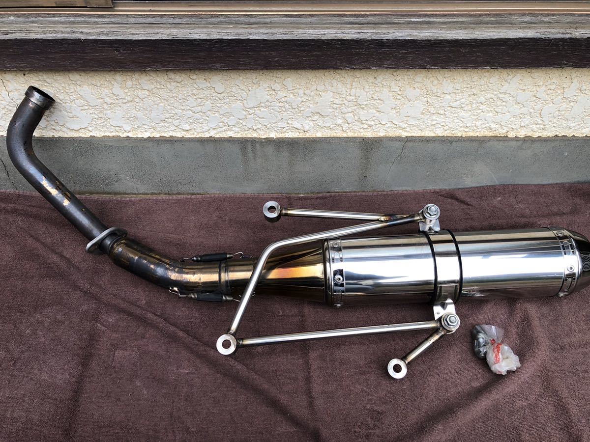 MAC-MRD製シグナスX se44j マフラー 社外 Evolution ステン チタン ポリッシュ JMCA認定 2型シグナスXにて使用(マフラー本体（社外）)｜売買されたオークション情報 ...
