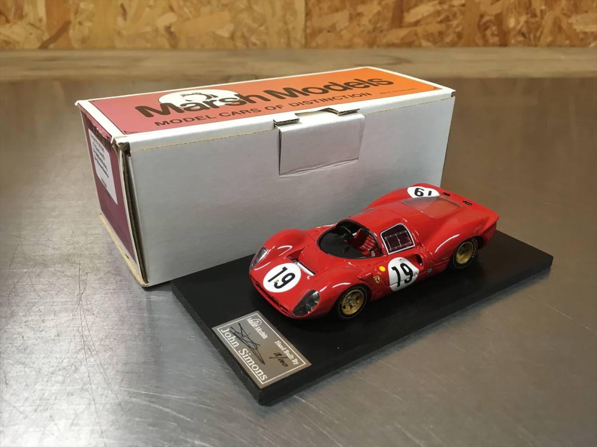 632 Marsh Models 1/43 John Simons Ferrari P4 LM 1967 19-Klass/Sutcliffe ...