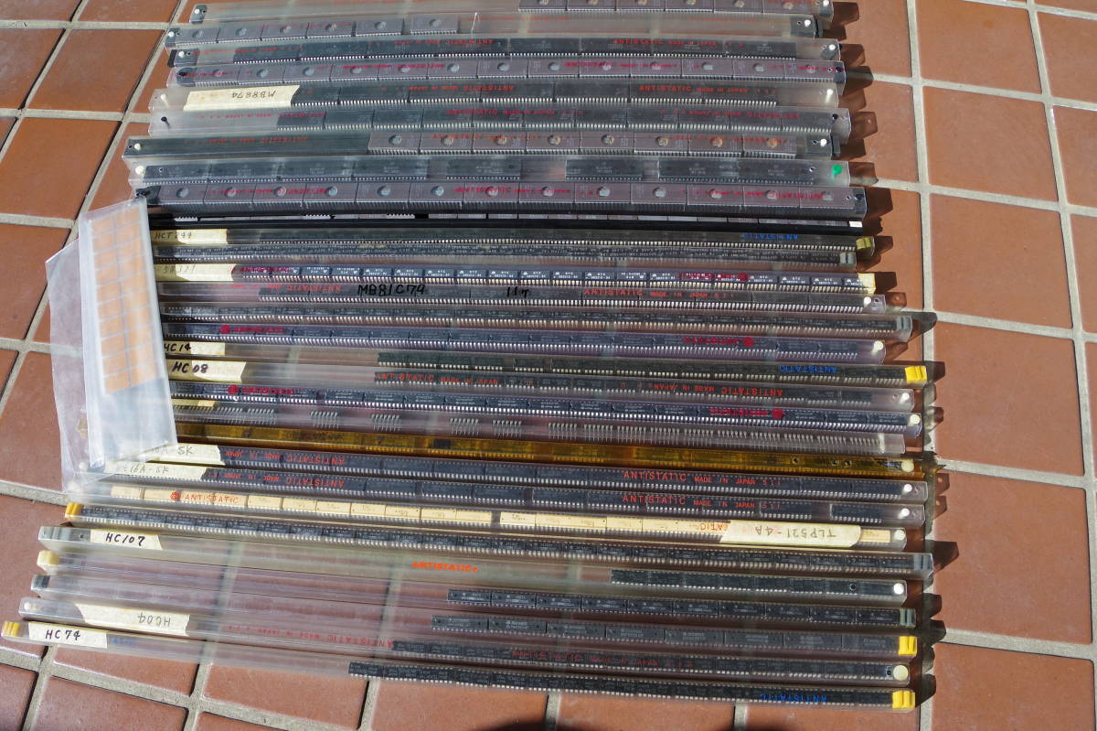 RC017 半導体IC 437個大量放出 CPU MPU UV-EPROM SRAM LOGIC ロジック マイコン DIP 富士通 東芝 ...