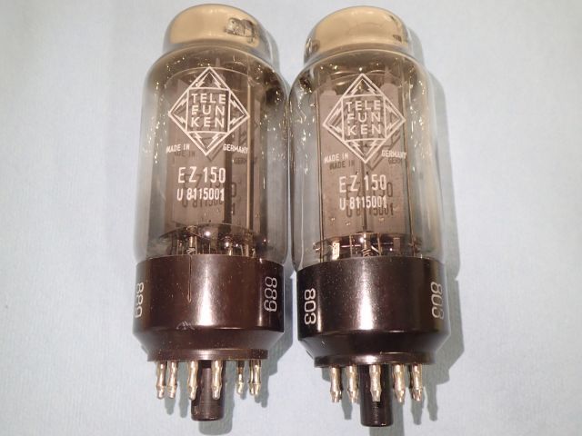 良品 TELEFUNKEN/テレフンケン 真空管 EL150 2本セット 5A831-39(真空管)｜売買されたオークション情報、yahooの ...