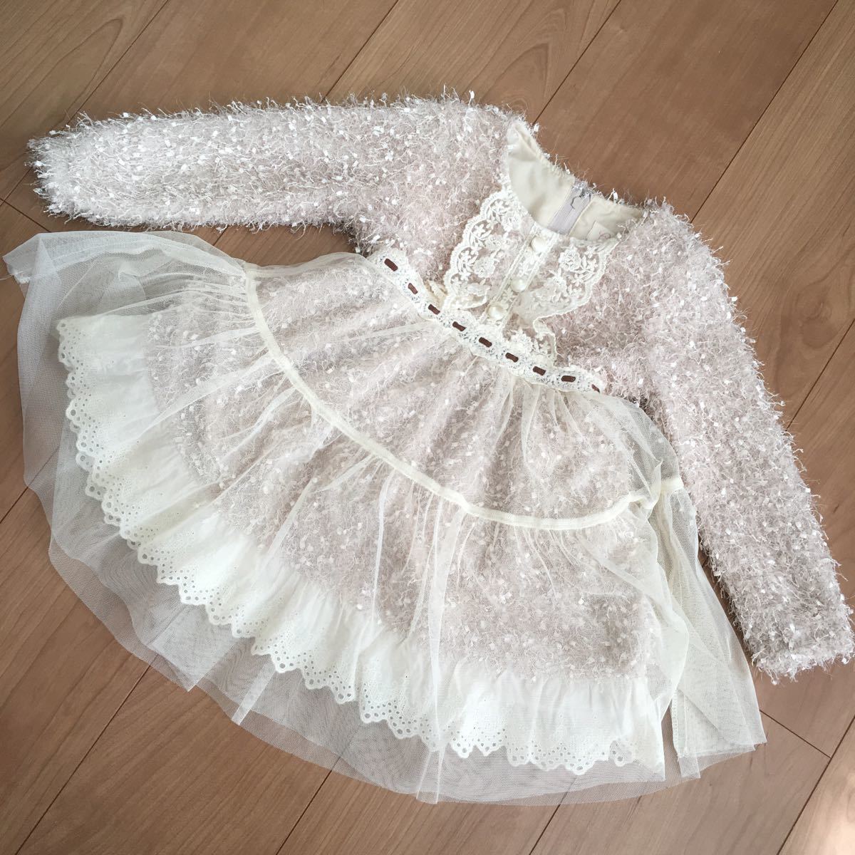 crechie INNER PRESS ドレスワンピース サイズ100 発表会 結婚式などに(100（95～104cm）)｜売買された ...