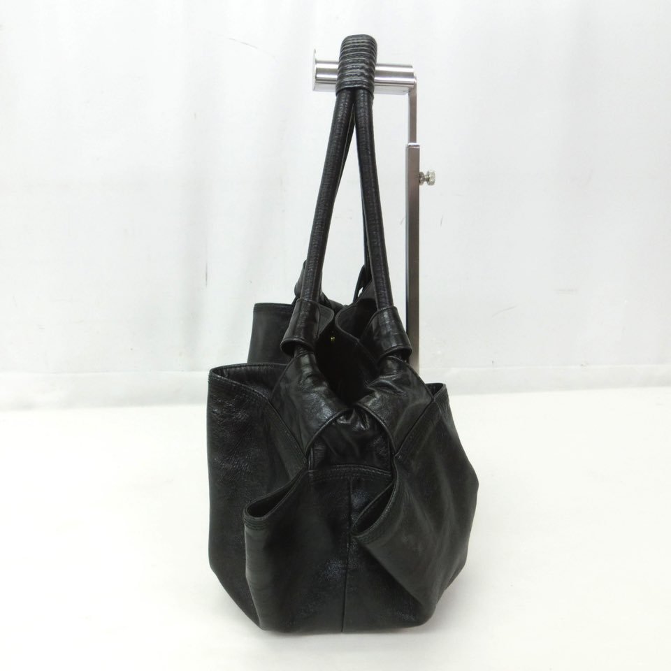 Y-7764 1円 LOEVE ロエベ NAPPA AIRE ナッパアイレ 柔らか 本革レザー トートバッグ ショルダーバッグ 黒 ブラック ...