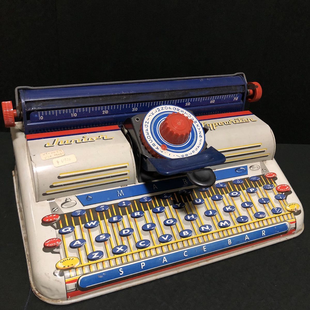 1950年代 ブリキ おもちゃ タイプライター MARX TOYS 当時物 アメリカ 玩具 アンティーク ヴィンテージ レトロ玩具 ...