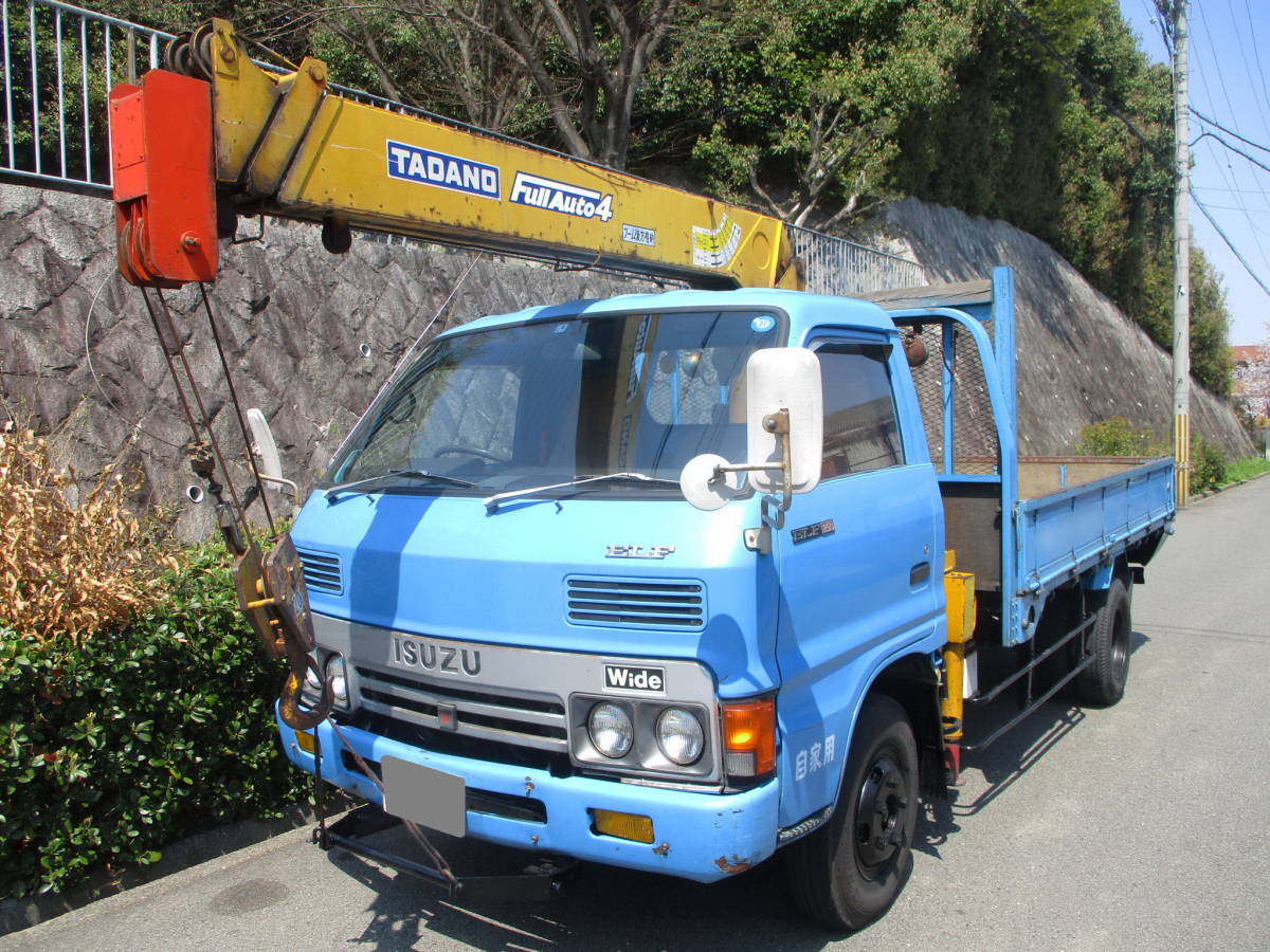 中仲a39 いすゞ イスズ ELF/エルフ250 ワイド ユニック 4段クレーン タダノ 最大積載2750kg ディーゼルエンジン(4tトラック、中型トラック)｜売買されたオークション情報 ...