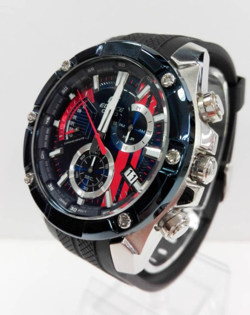 箱 ディスプレイ 説明書付 CASIO カシオ EDIFICE エディフィス EFR-559TRP-2AJR 腕時計 イタリア トロ ロッソ ...