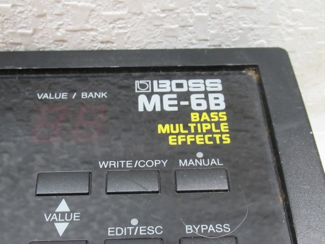 BOSS ME-6B エフェクター ブラック ベース マルチプル エフェクツ ボス 14145(マルチエフェクター)｜売買されたオークション ...
