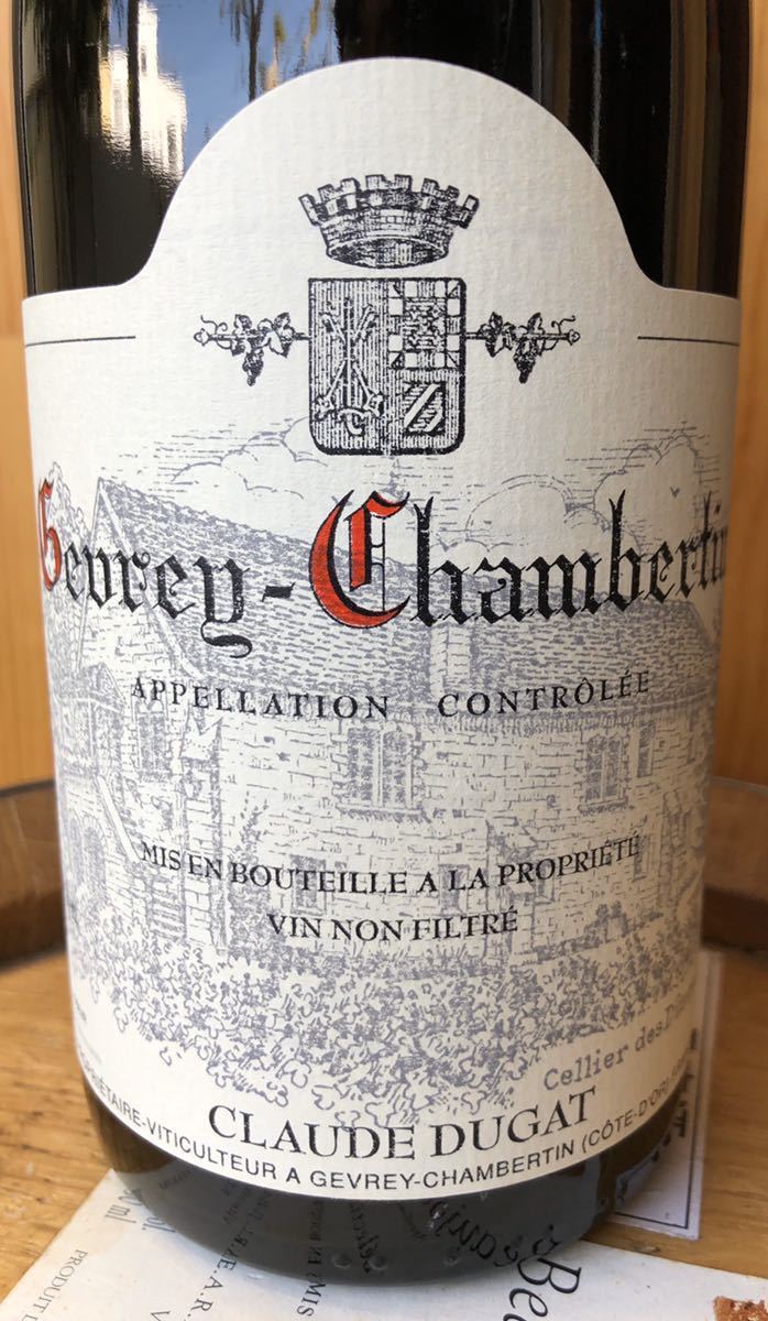 クロード デュガ ジュヴレ シャンベルタン2008 Claude Dugat Gevrey-Chambertin 91/100 Vinous ...