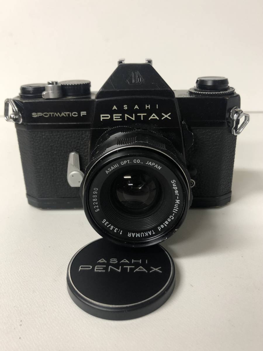 カメラ PENTAX SPOTMATIC F Super-Multi-Coated TAKUMAR 1:3.5/35 m2325｜マニュアルフォーカス