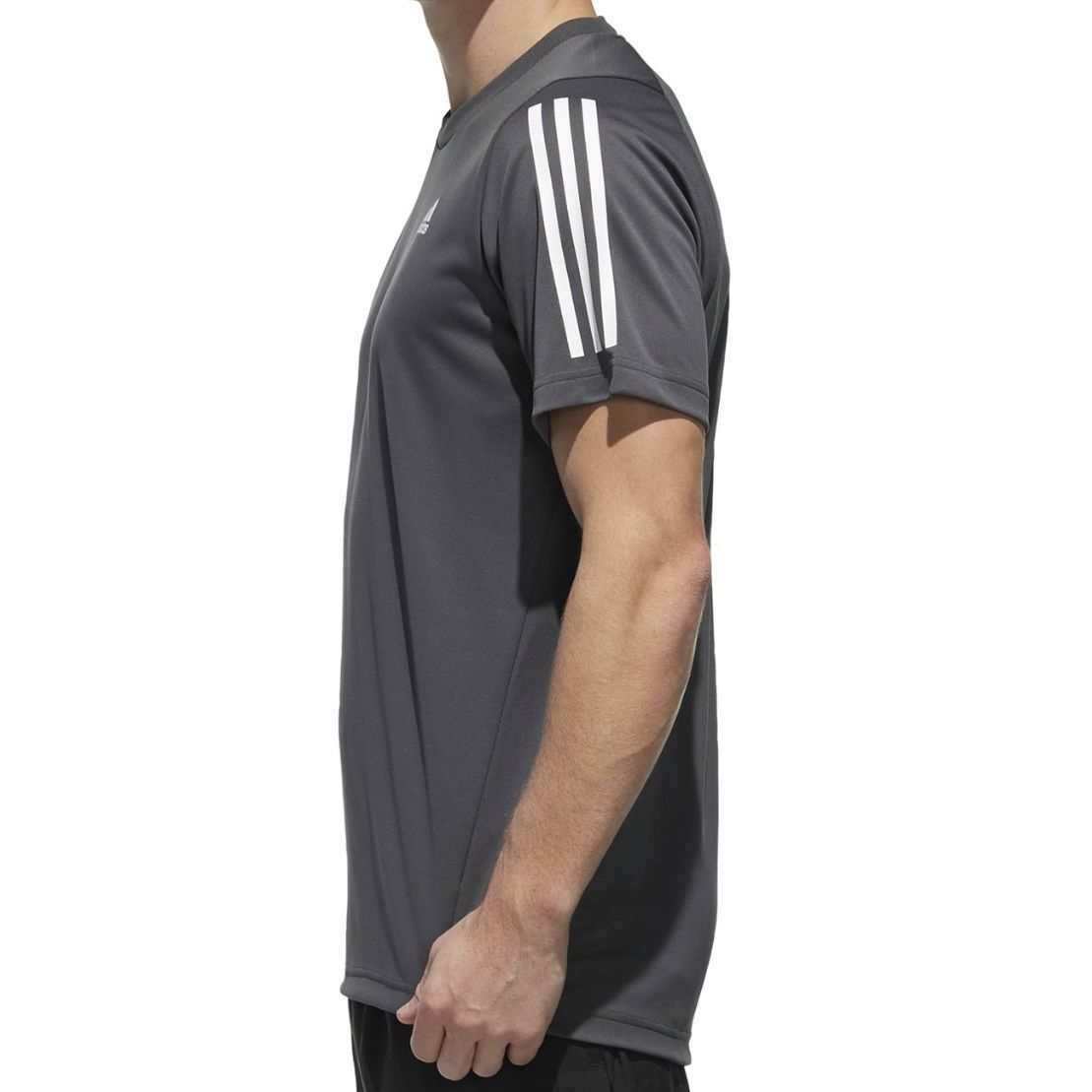 送料260円可能商品 アディダス adidas メンズ CLIMALITE 吸汗速乾 クルーネック トレーニング 半袖 Tシャツ 灰 ...