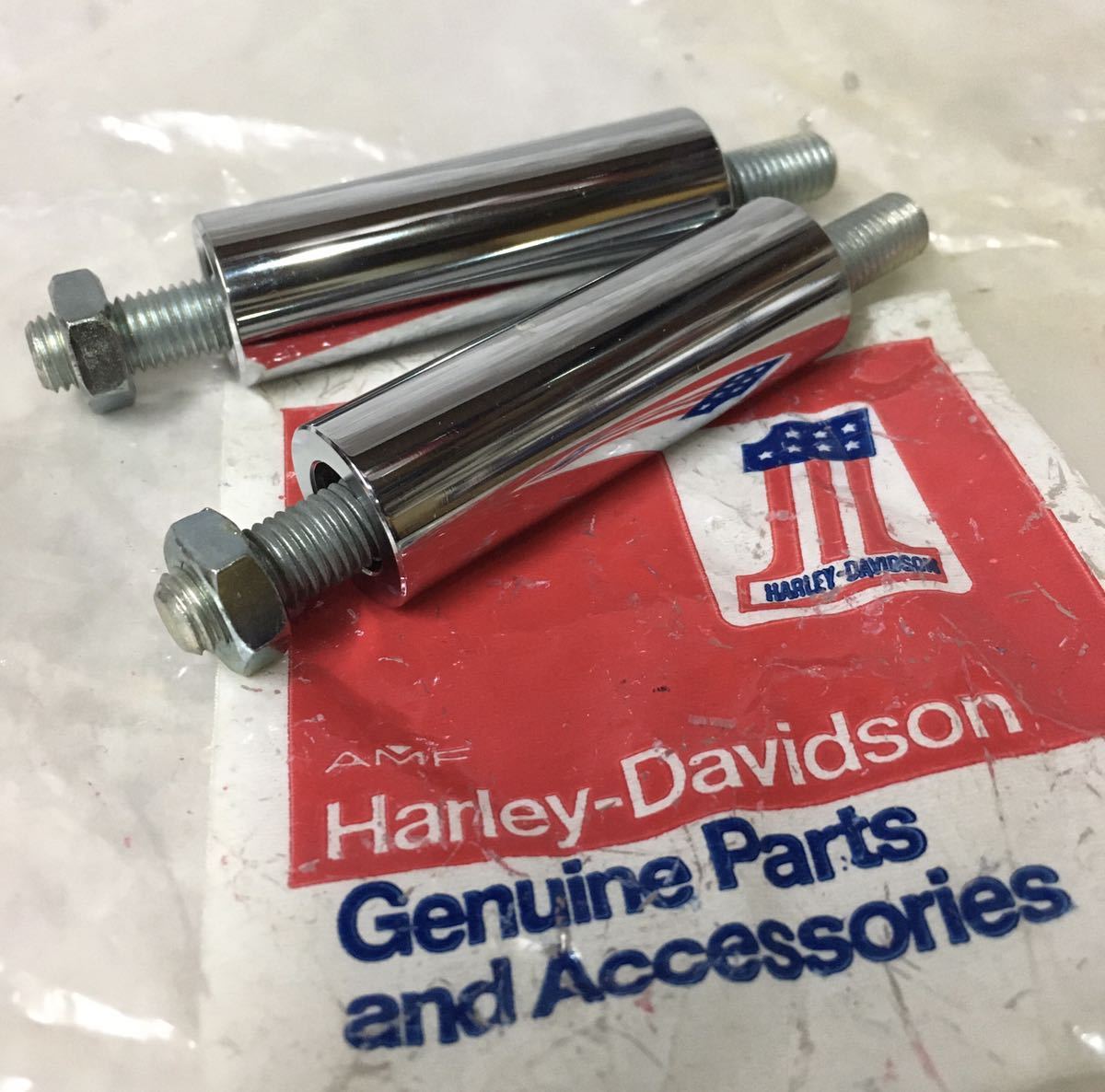 AMF Harley-Davidson 77-80 FXS ローライダー フロントウインカーステー80-81 FXBスタージス 79-80 ...