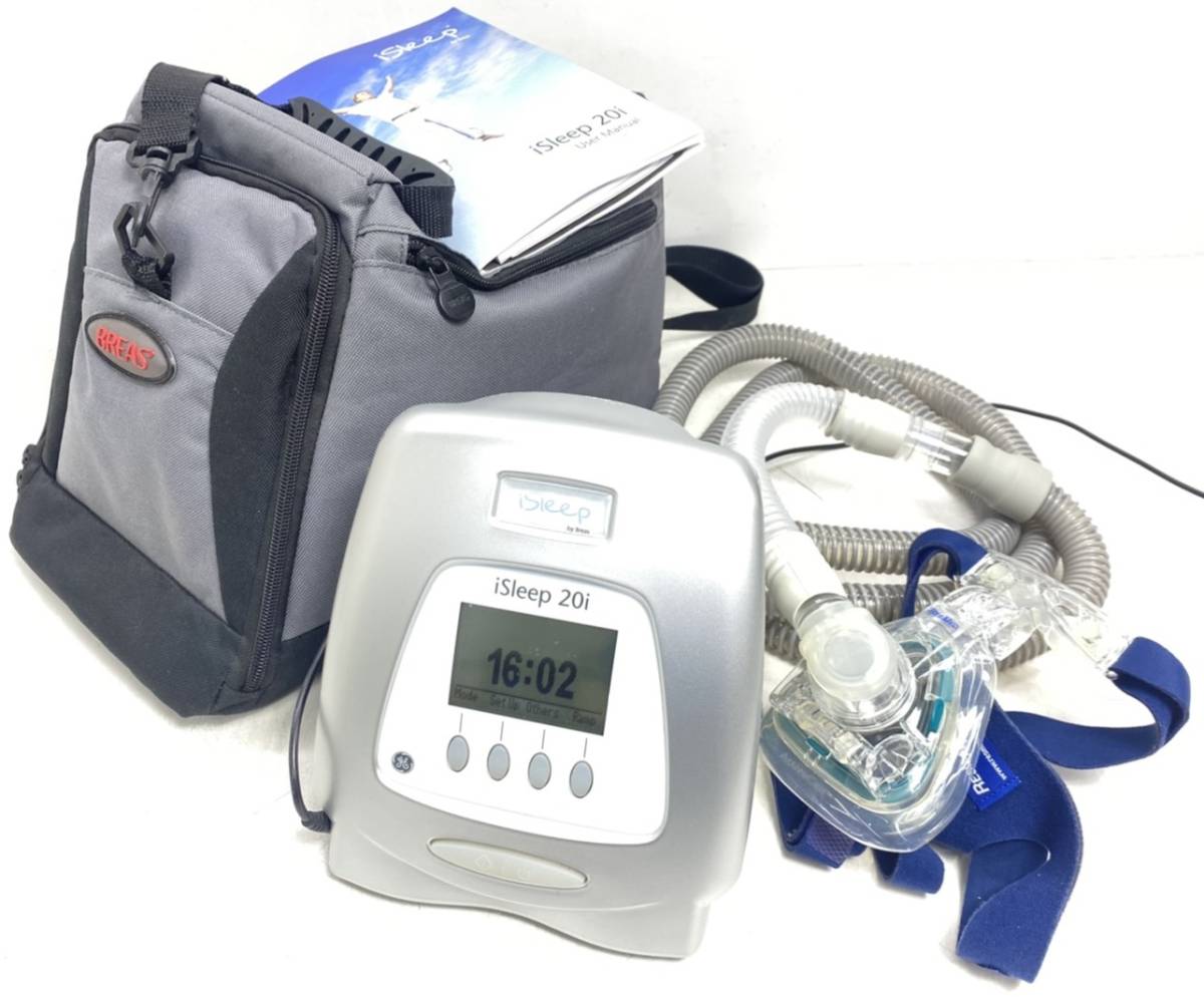 t 確認動画有り BREAS 治療器 CPAP装置 オートCPAP装置 iSleep 20i 無呼吸症候群 治療 静穏タイプ 管 j0619 ...