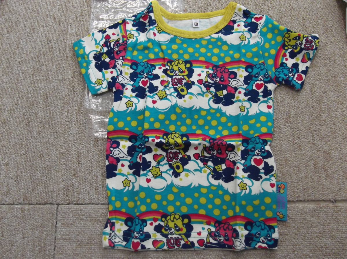 グラグラGRAUND GRAUND グランドスラム レインボー総柄インナー半袖Tシャツ/90 95cm/ブルーグリーン(90（～94cm）以下)｜売買されたオークション情報、yahooの商品 ...