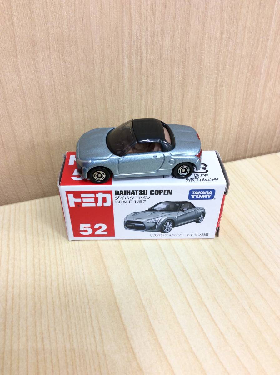 u1119 絶版 トミカ 52 ダイハツ コペン 赤箱 DAIHATSU COPEN サスペンション/ハードトップ脱着 タカラトミー(乗用車)｜売買されたオークション情報、yahooの商品情報 ...