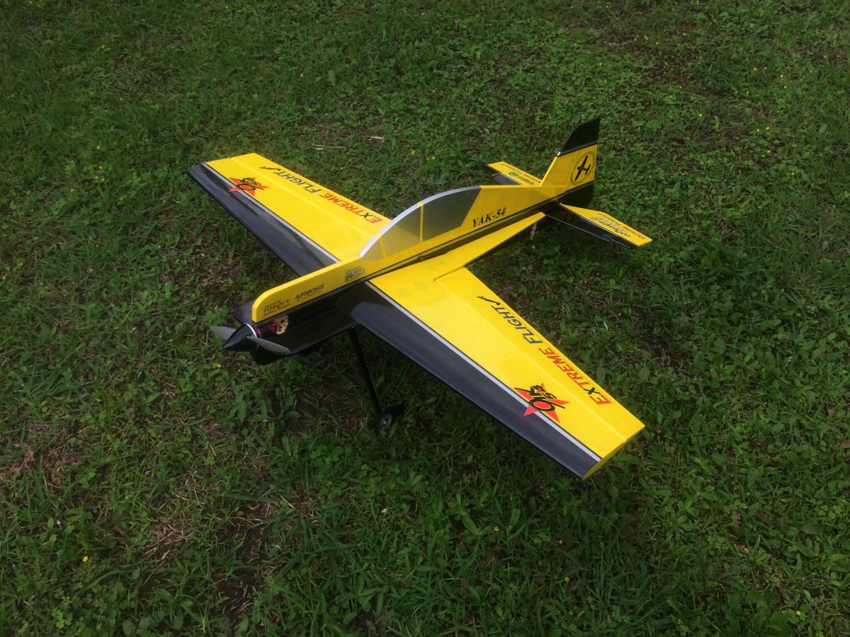 YAK-54 ラジコン ヤク アクロ 電動機 EXTREME FLIGHT(完成品（電動）)｜売買されたオークション情報、yahooの商品情報 ...