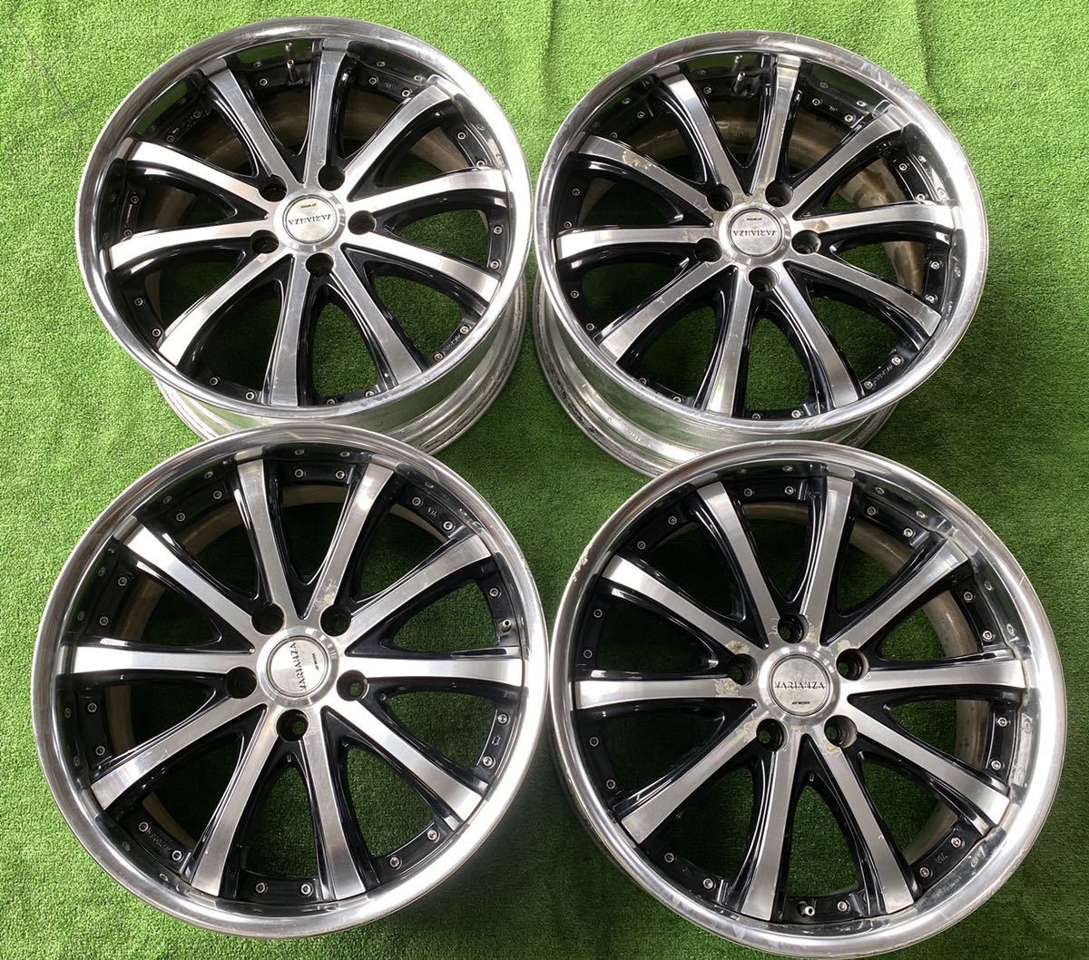 WORK ワーク18インチアルミホイール ★VARIANZA★ PCD 114.3 ＋45 8J 5穴 4本セット ｜タイヤ、ホイール