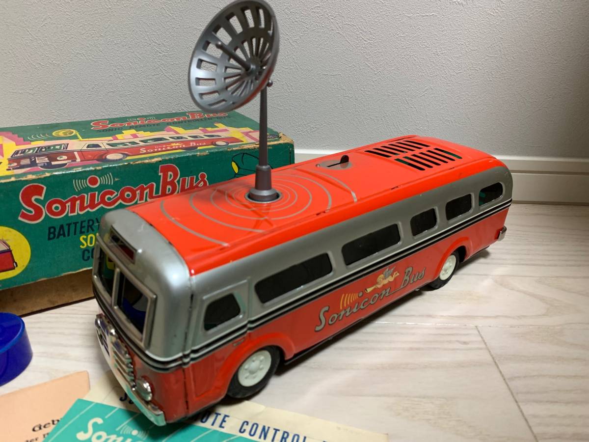 箱付 増田屋 ブリキ Sonicon Bus ソニコンバス み 日本製 当時物 昭和レトロ(自動車)｜売買されたオークション情報、yahooの ...