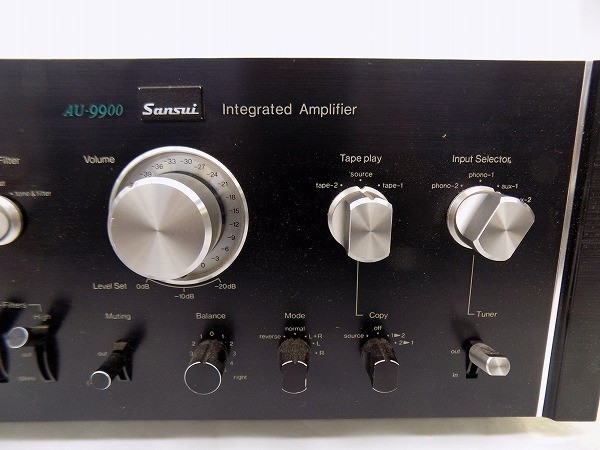 A927-N13-104 通電確認済 SANSUI サンスイ 山水 AU-9900 プリメインアンプ オーディオ機器 現状品⑱(サンスイ)｜売買されたオークション情報、yahooの商品情報を ...