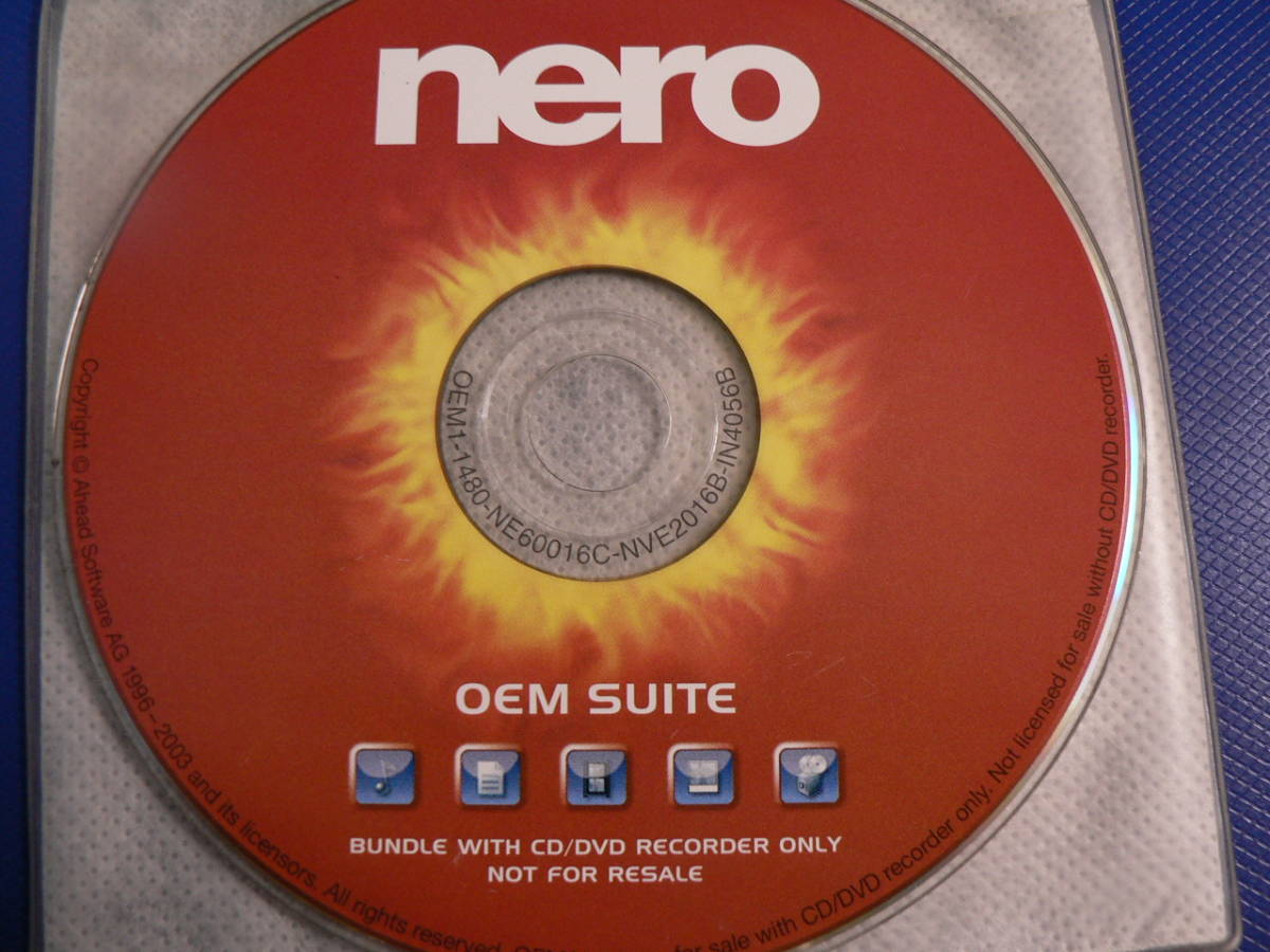 送料最安 000円：CD-ROM ネロ nero OEM BUNDLE WITH CD/DVD RECORDER ONLY(ムービープレイヤー ...
