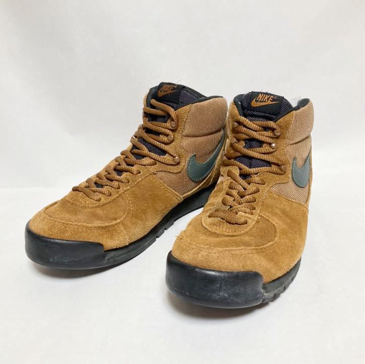NIKE AIR APPROACH MID ナイキ エア アプローチ ミッド トレッキング ブラウン レザー スエード 08年製 復刻 28 ...
