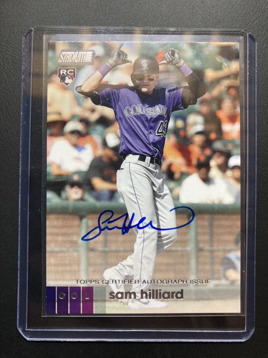2020 TOPPS STADIUM CLUB SAM HILLIARD RC AUTO 直筆サインカード(シングルカード)｜売買された ...