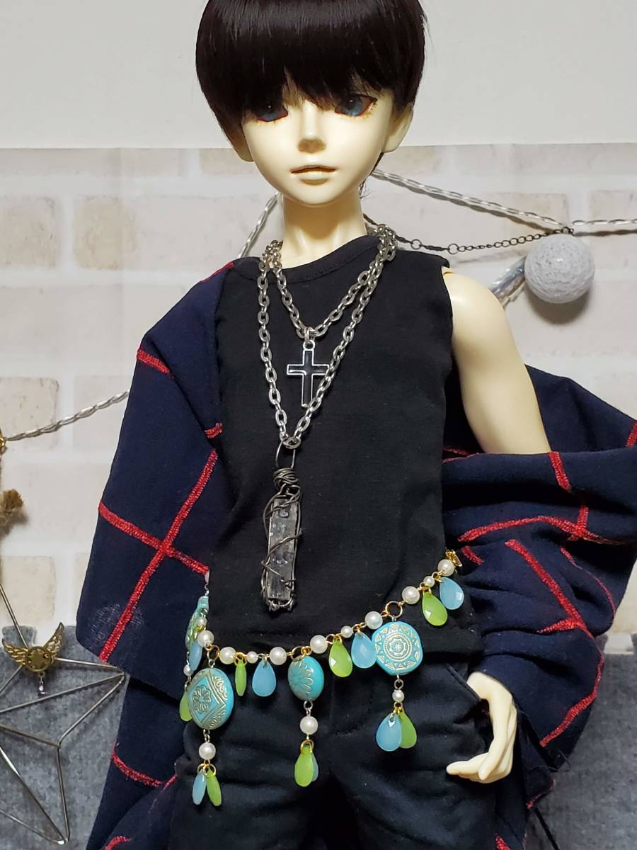 浅葱 ウエストアクセ ネックレス SD DD ハンドメイド(アクセサリー)｜売買されたオークション情報、yahooの商品情報をアーカイブ公開 - オークファン（aucfan.com）