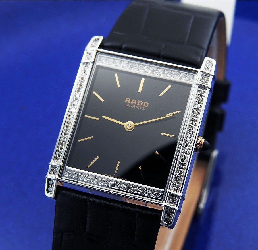 ラドー RADO ダイヤベゼル メンズ 121.9552.2ブラックー 文字盤 SS ウォッチ腕時計 / New Battery(ラドー)｜売買されたオークション情報、yahooの商品情報を ...