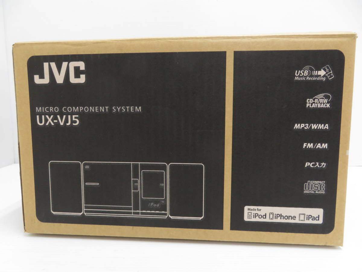 kd47 JVC UX-VJ5-B マイクロコンポーネントシステム CDプレーヤー(システムコンポ)｜売買されたオークション情報、yahooの ...
