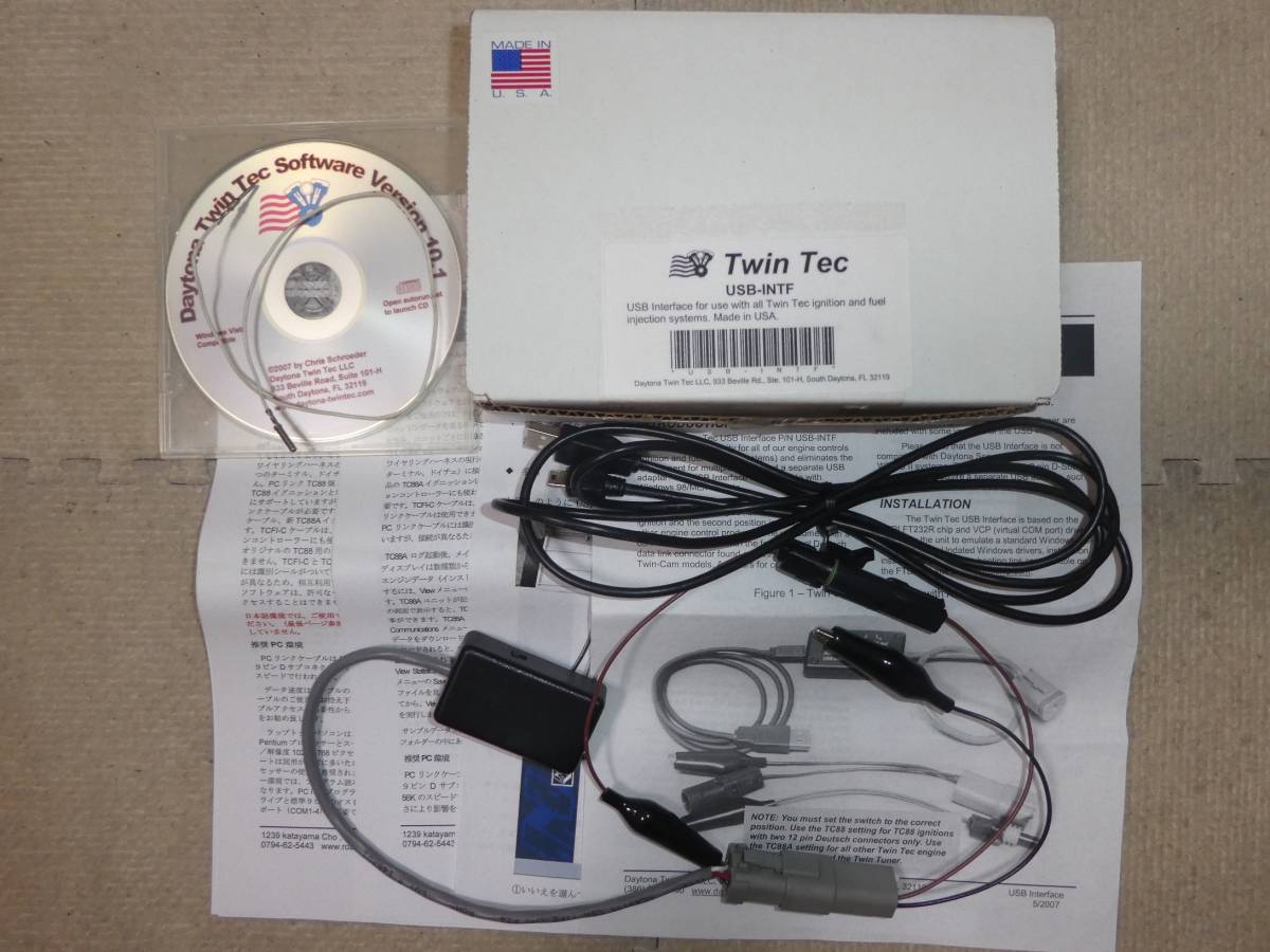 送料出品者負担 デイトナ Twin Tec ツインテック PC Link kit USB-INTF TC88(ハーレーダビッドソン用)｜売買さ ...