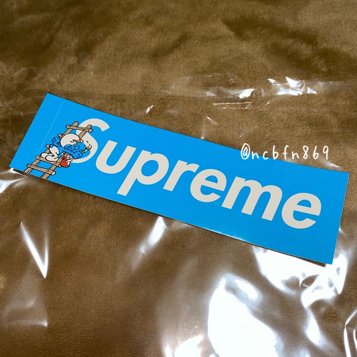 Supreme / Smurfs Sticker - Light Blue シュプリーム スマーフ ステッカー 水色(その他)｜売買された ...